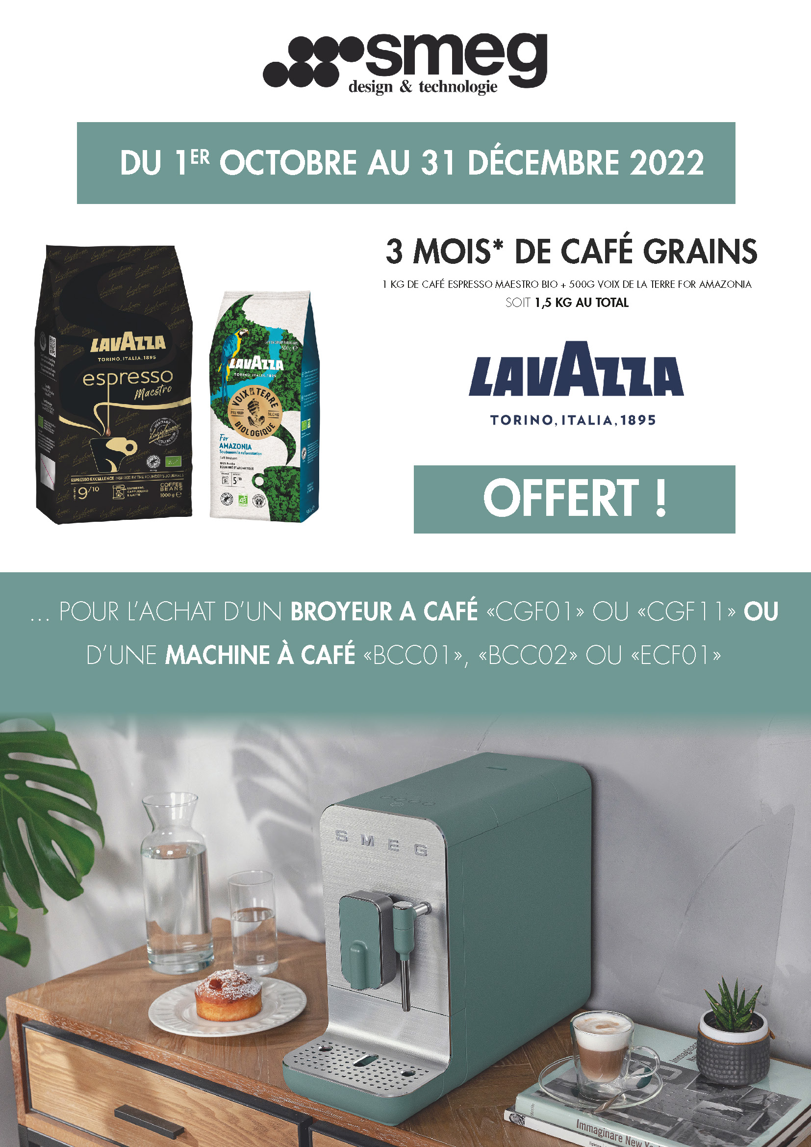 Broyeur à café Vintage Années 50 Noir - CGF01BLEU - SMEG | Francis BATT