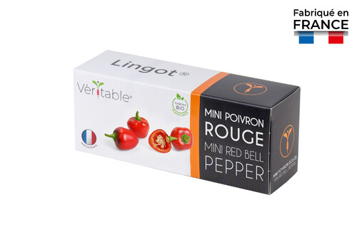 Lingot pour Potagers Véritable Mini Poivron Rouge BIO - VEVLIN-L5 ...