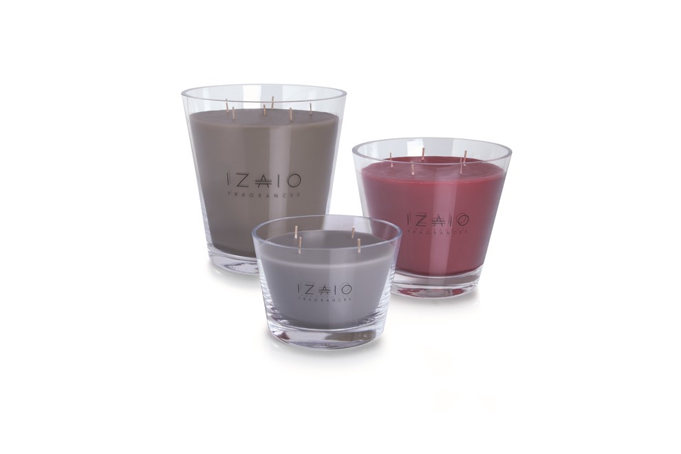 Bougie parfumée en verrine transparente 16 cm Rouge Tango 185 H - SCLTR ...