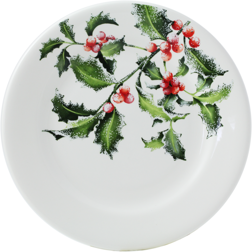 Coffret de 4 Assiettes Dessert HOLLY - 1816B4AB50 - FAÏENCERIE DE GIEN ...