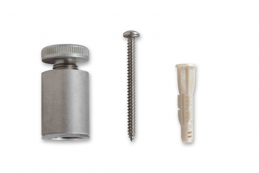 Fixation murale pour tringle Classic inox mat - diam 2.2 cm Rösle ...