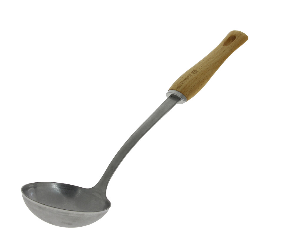 Louche inox patine manche - b bois - 10-270102 - DE BUYER | Francis BATT