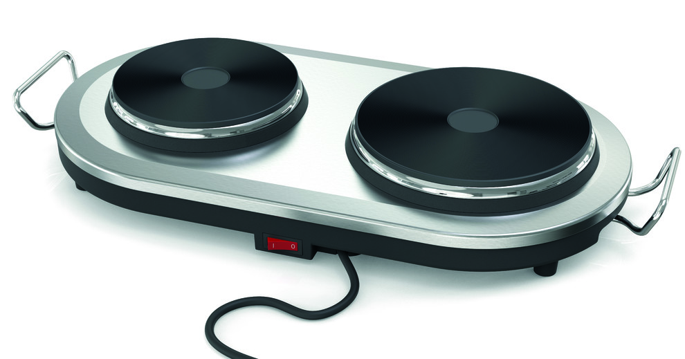 Réchaud inox 2 feux - QRE450 - RIVIERA & BAR | Francis BATT