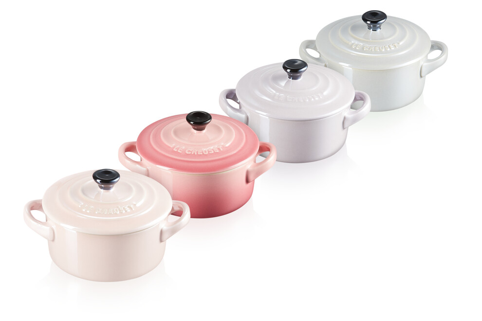 Set de 4 Mini-Cocottes 10 cm Pastel METALLICS - 69212108129131 - LE ...