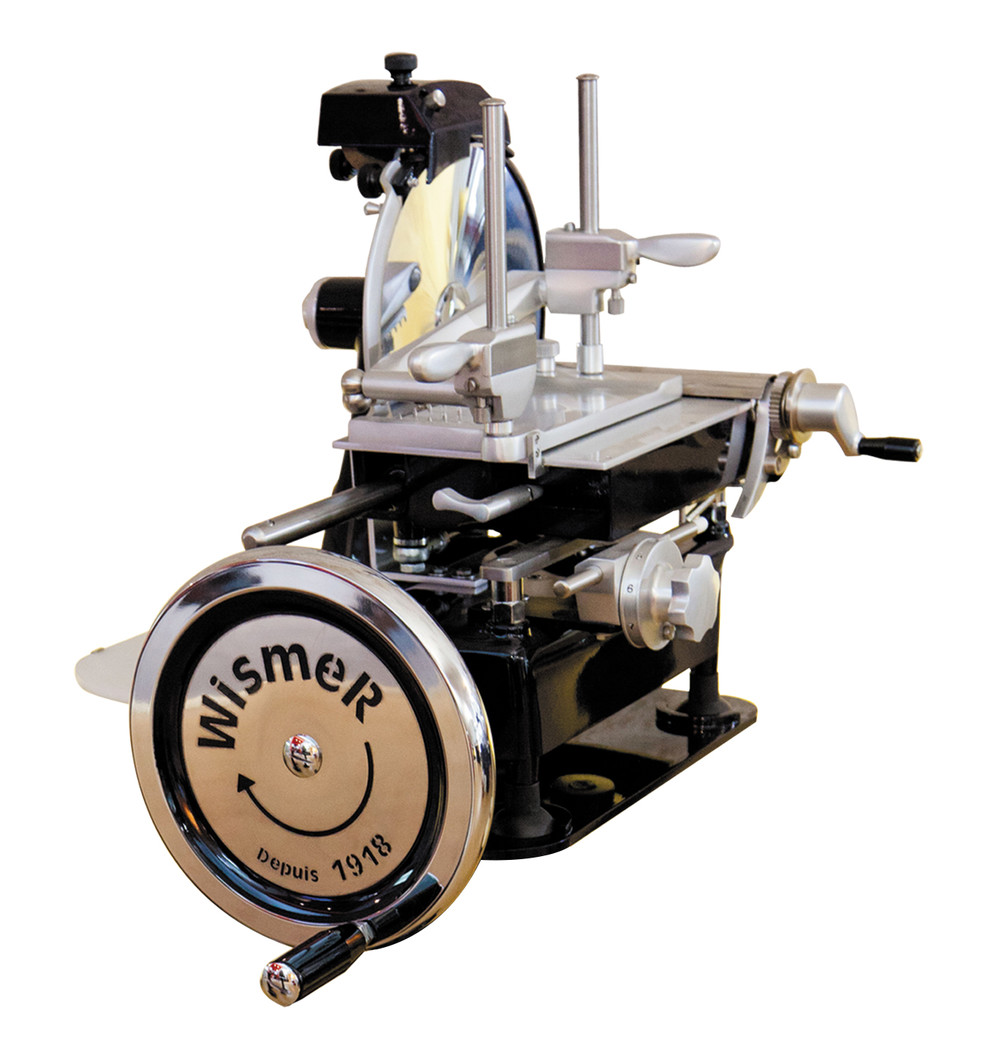 Trancheuse à jambon manuelle Noire diamètre 25 cm - WM250 - WISMER ...