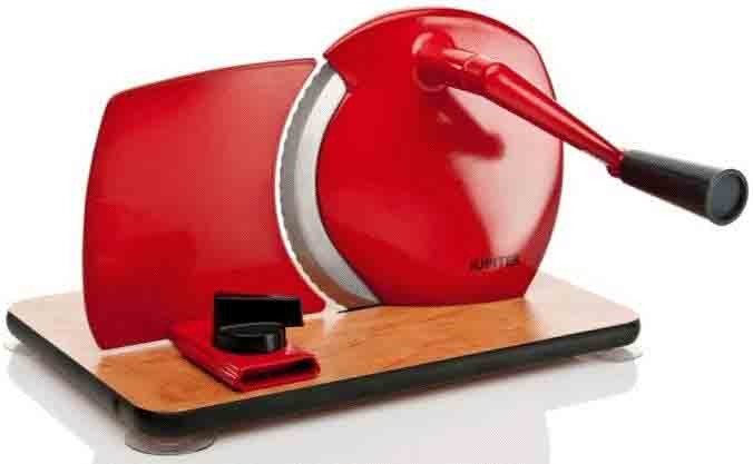 Trancheuse à manivelle rouge ø 170 mm universelle Jupiter - 303004 ...